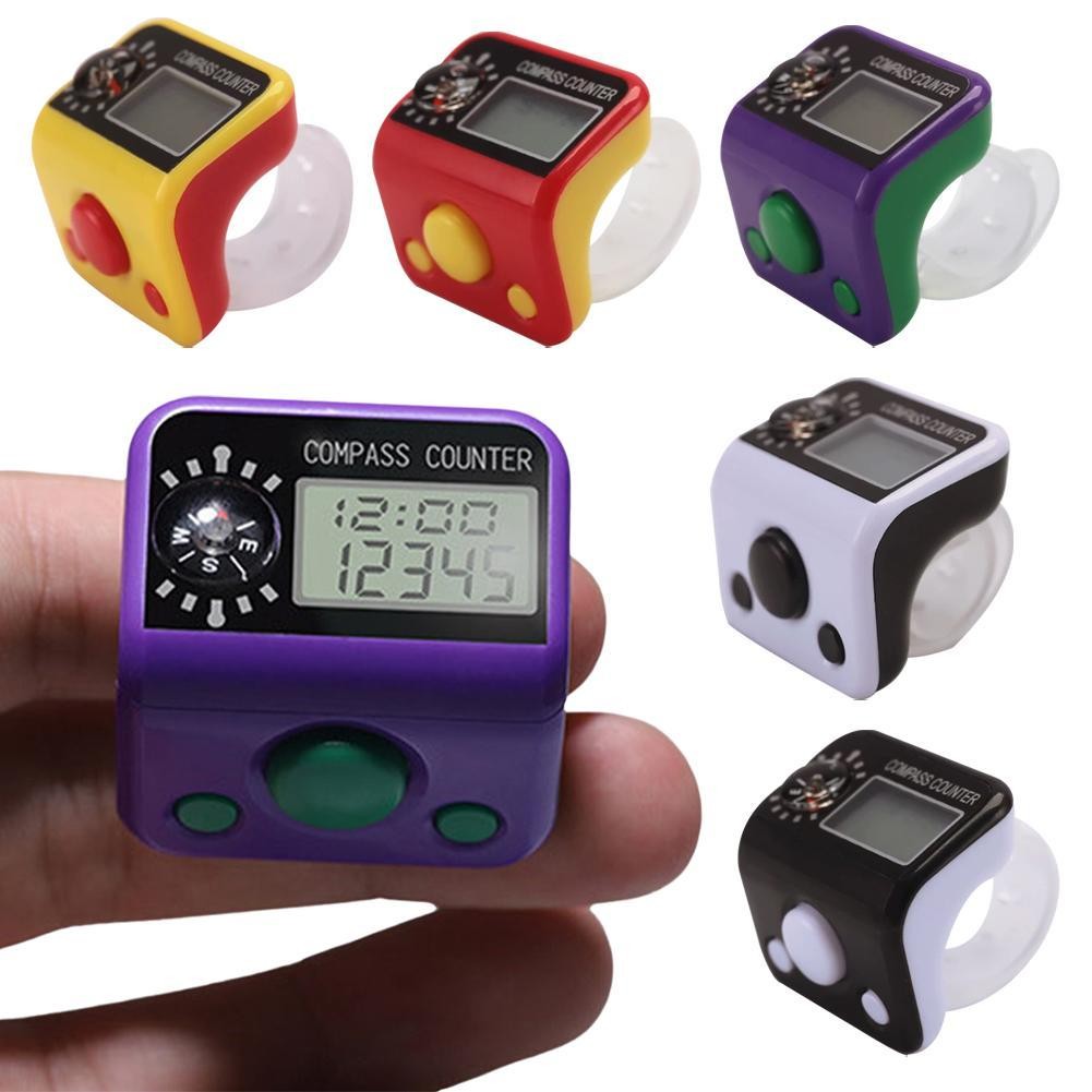 Finger Counter Mini Portable Light Weight Resettable Digital Row With ...