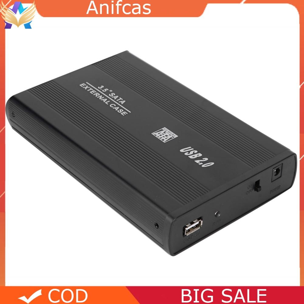 3.5 inch Hard Disk Drive Case SATA to USB2.0 Adapter External HDD ...