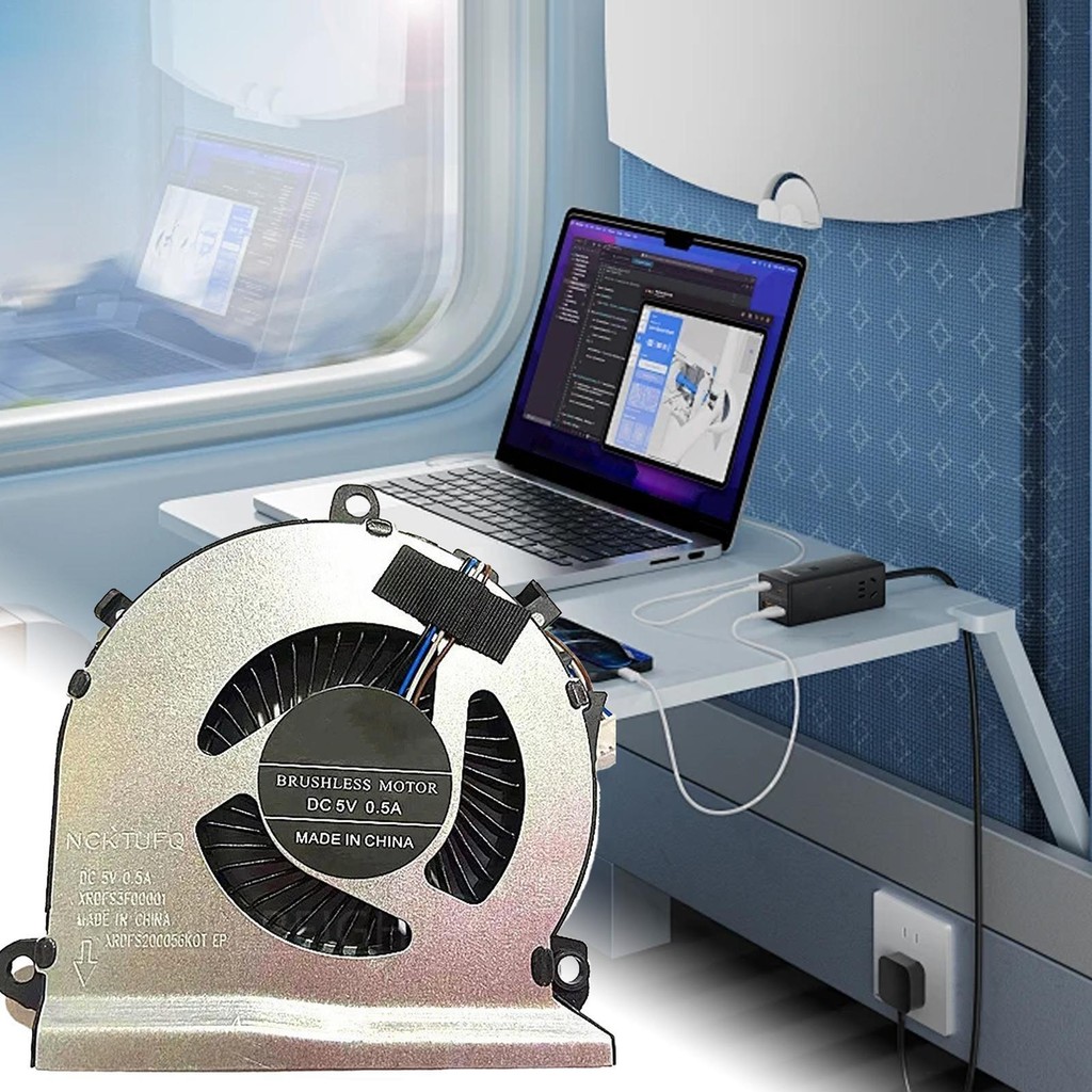 Laptop Radiator Quiet Computer Cooler Fan Air Cooler Replacement CPU Cooling Fan Laptop Heatsink ...