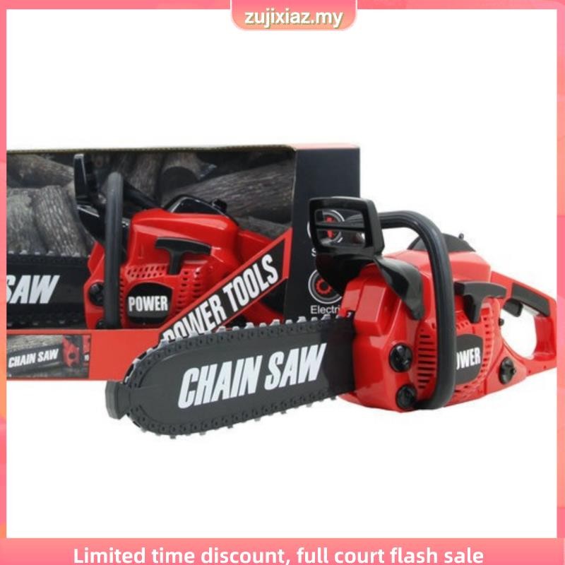 Kids Electric Chainsaw Repair Toy Realistic Sound Power Construction ...