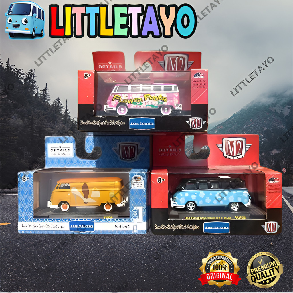 M2 Machines 1959 1960 VW Volkswagen Microbus Delivery Van USA Model ...