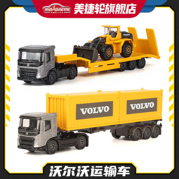 Genuine Majorette Majorette Alloy Engineering Vehicle Model Simulation Volvo Container ...