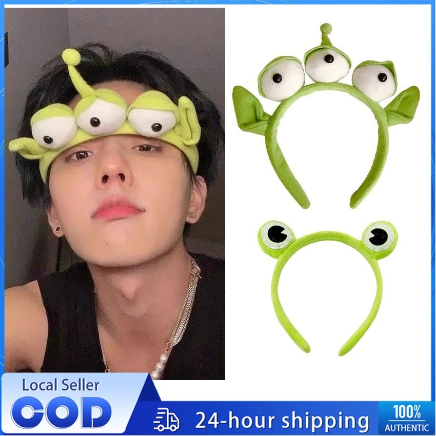 cartoon Three-eyed Monster hair band Toy Story Alien plush Frogs girl ...