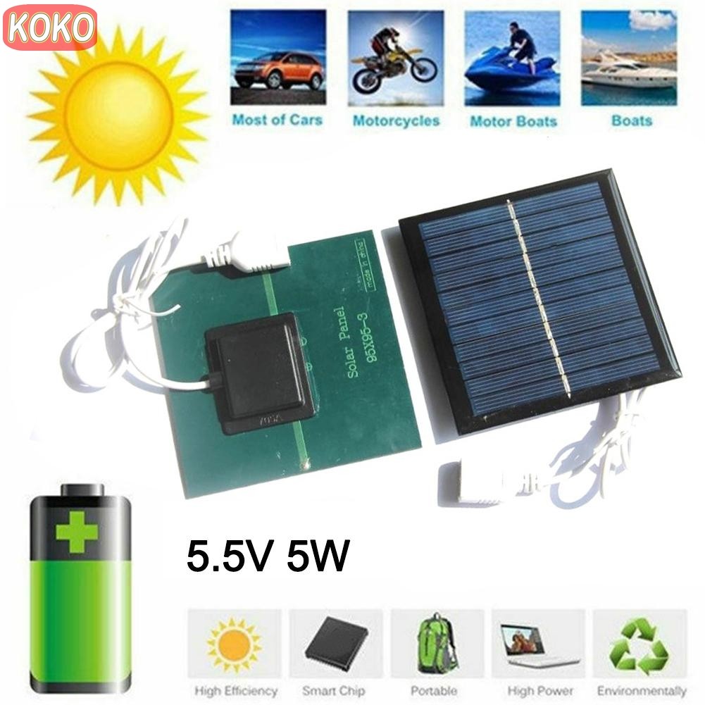 BYK 5W 5.5V Solar Panel With USB Output Solar Charger Can Charge 3.7V ...