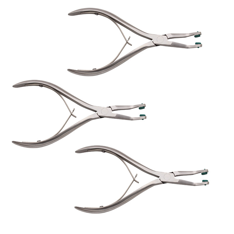 Temporary crown clamp with green silicone rubber Mung bean clamp ...