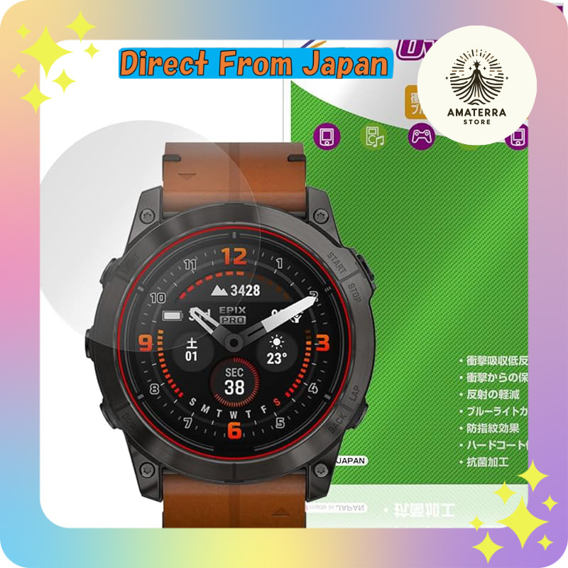 Miyavics Garmin GARMIN epix Pro (Gen 2) 51mm Compatible Protective Film ...