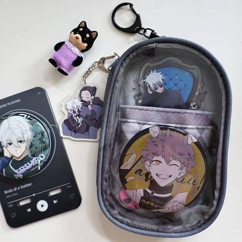 Sanrio Badge Itabag Anime Kawaii Acrylic Figure Stand Model Storage ...