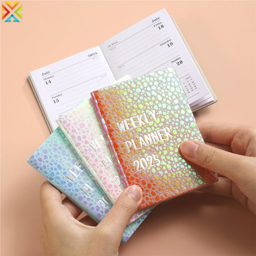 Colourful Laser A7 Mini Pocket Notebook English 2025 Efficiency Plan ...