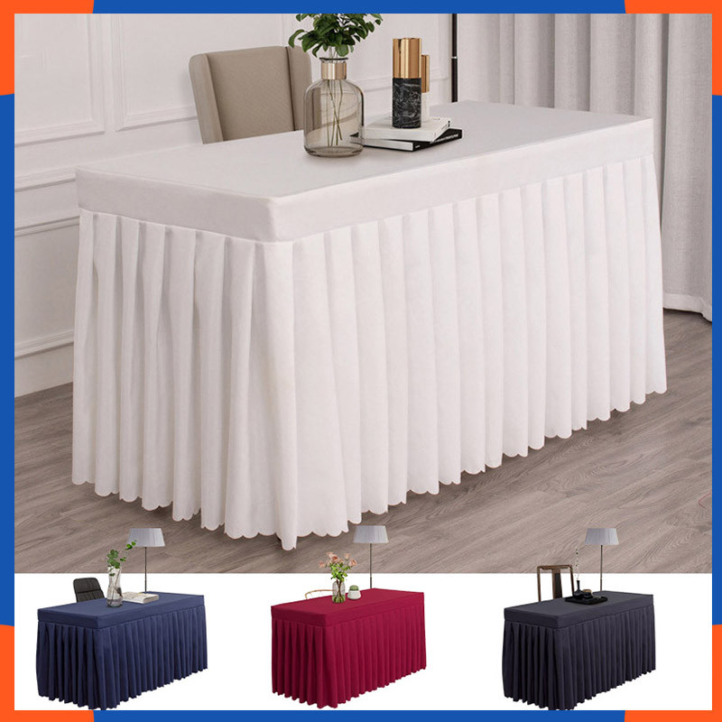 Folding Table Conference Table Cloth Cover Hotel Banquet Wedding Party ...