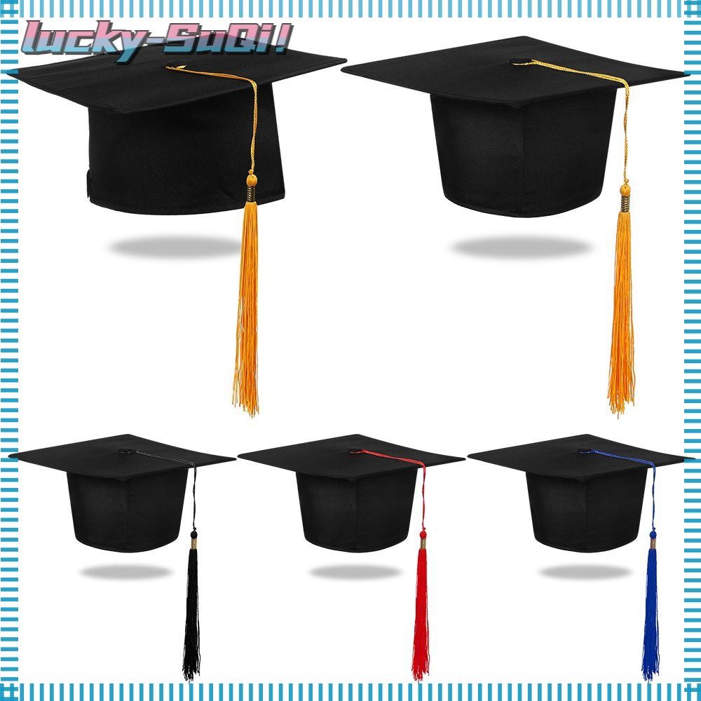 LUCKY-SUQI Graduation Hat, 2024 Graduation Degree Ceremony Mortarboard ...