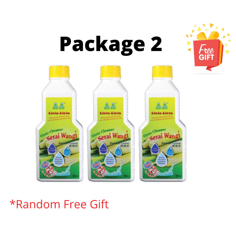 Licin Licin Serai Floor Cleaner package(3bottles) | Shopee Malaysia