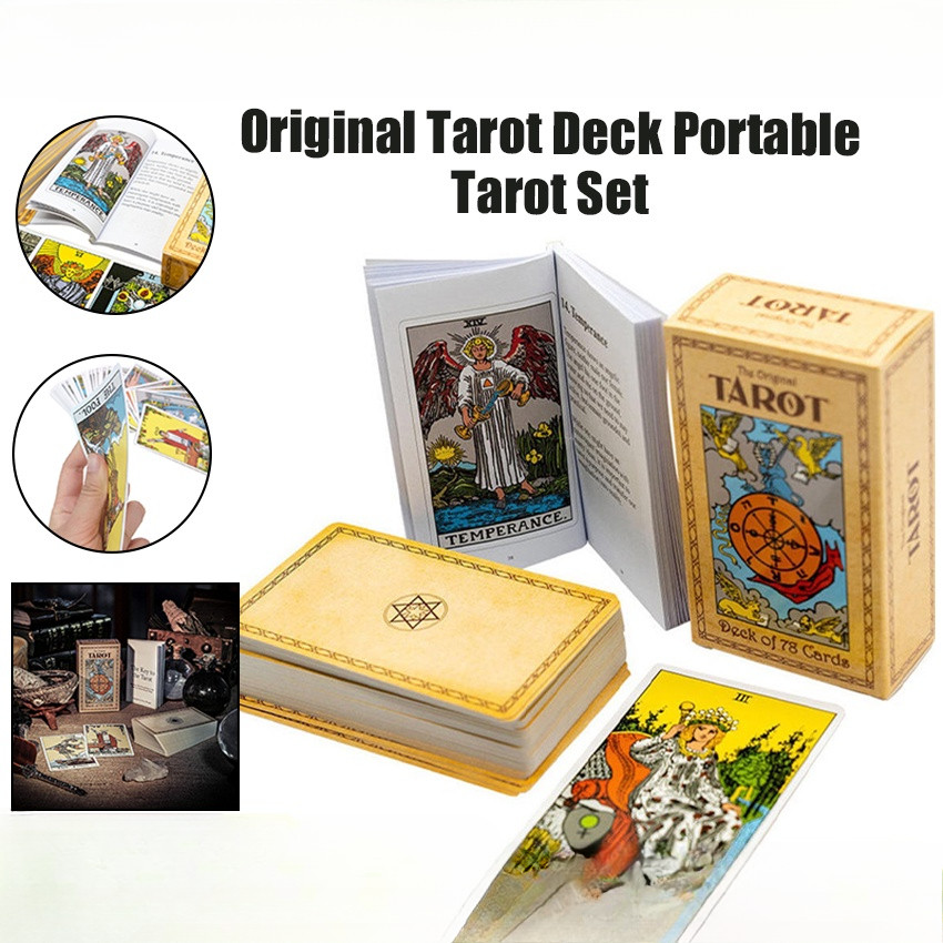 Original Mysterious Tarot Cards 78 Cards/Box Portable Divination Tarot ...