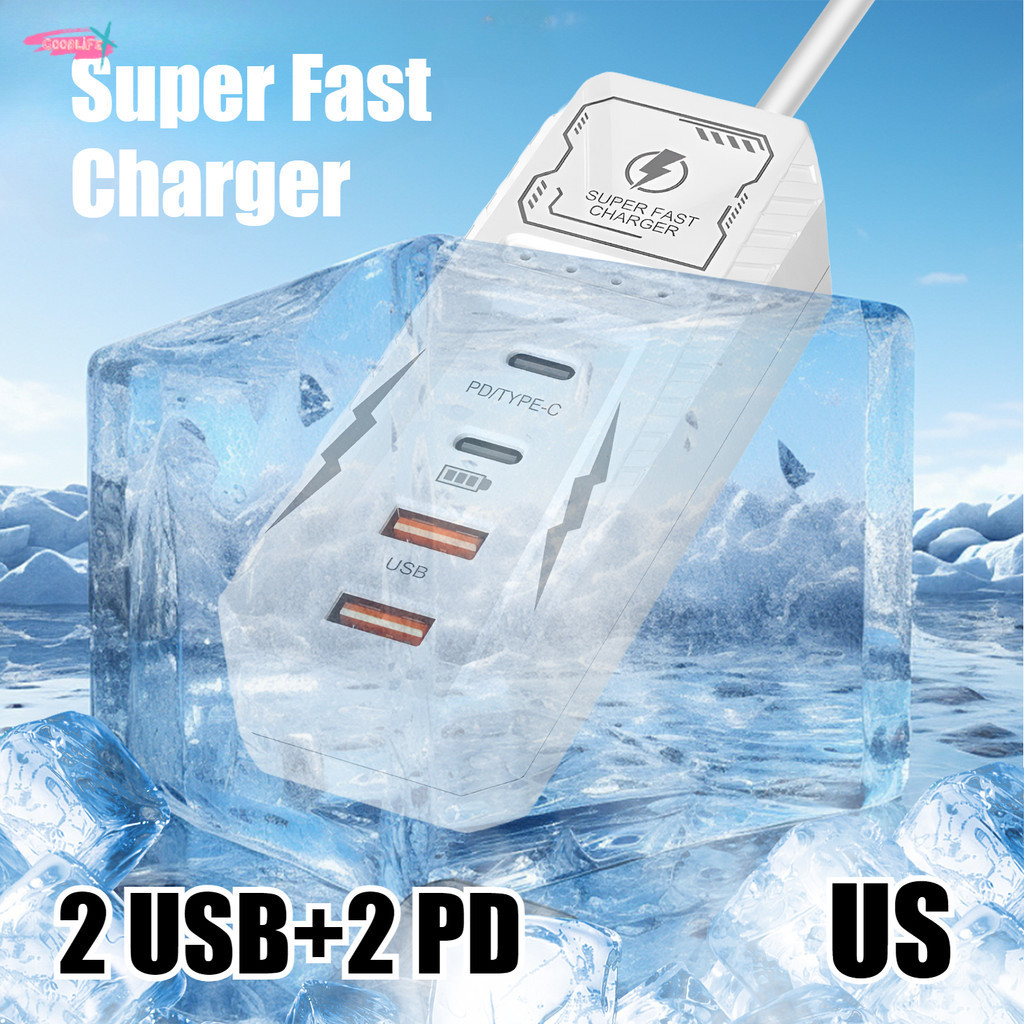 5v 2A Dual USB Dual PD Ports Socket Charger Universal US Outlet Power ...