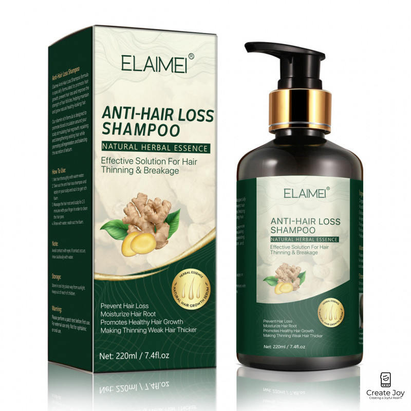 ELAIMEI 2025 Syampu Halia Baharu Jus Halia Krim Berkhasiat Rambut ...