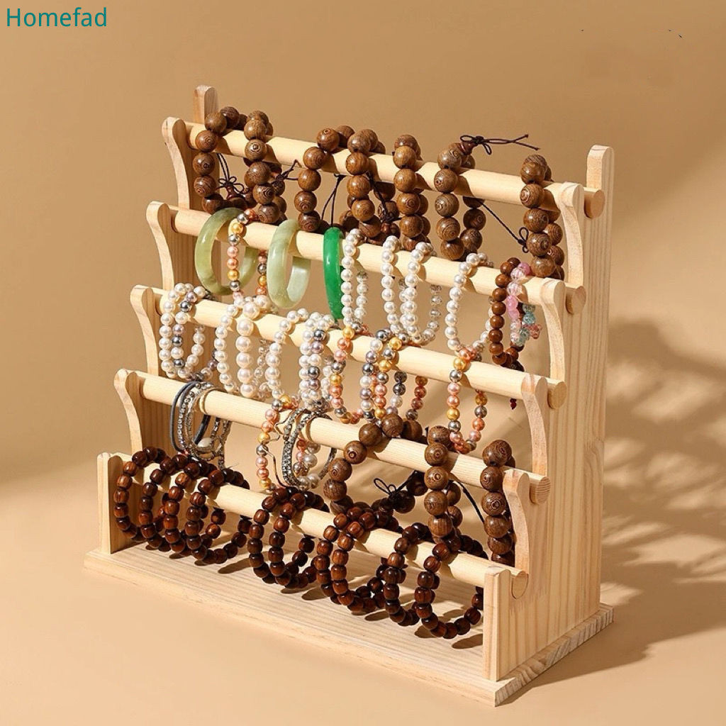 Solid wood bracelet stand, jewelry display stand, watch and bracelet ...