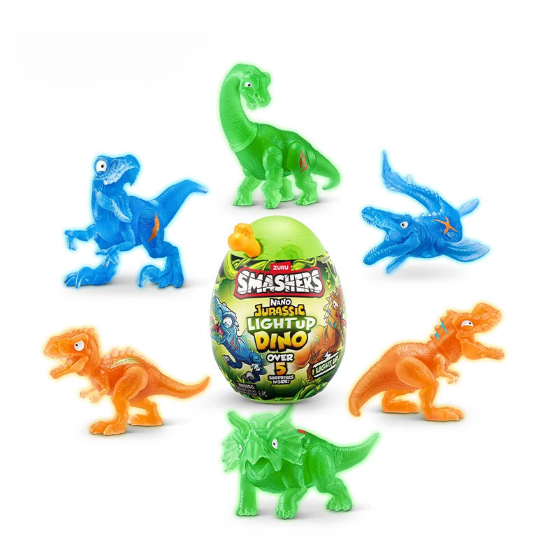 Original ZURU Jurassic Linglong Egg Glow in Dark Dinosaur Surprise Toy ...