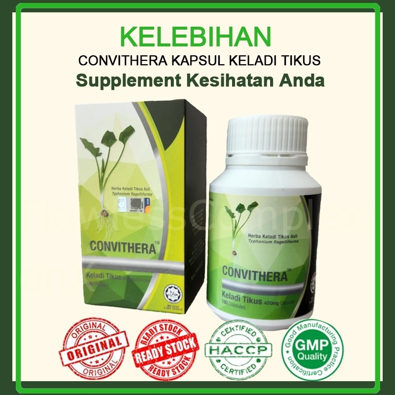 【buy 3 free 1】exp2026.06 Herba Keladi Tikus Original By Convithera ( HQ ...