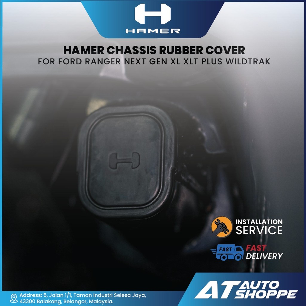 HAMER Chassis Rubber Cover for Ford Ranger Next Gen XL XLT PLUS ...