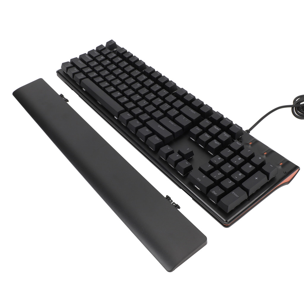 [CAK] RGB Gaming Keyboard With Palmrest Universal LED Backlit 104 Keys ...