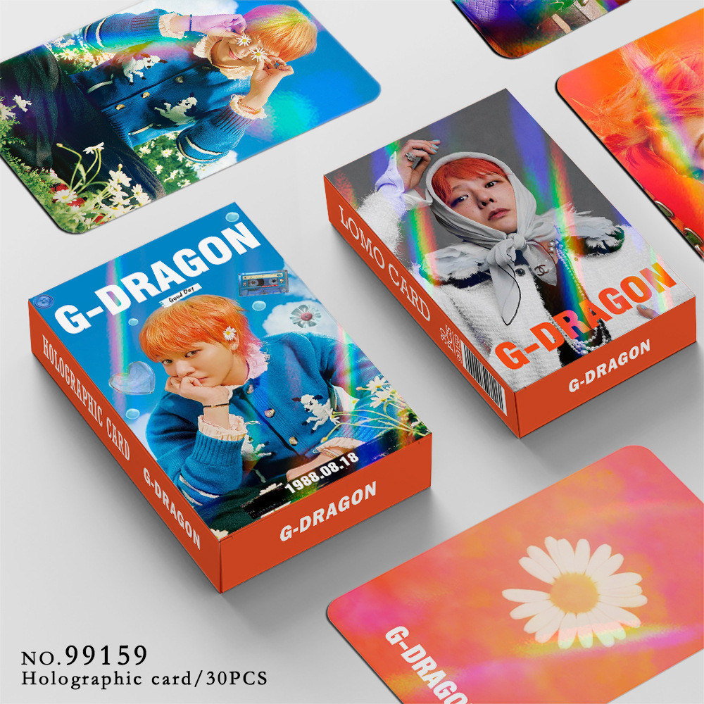 60/92/124Pcs Lomo Card BIGBANG Photocard G-Dragon Holographic Cards ...