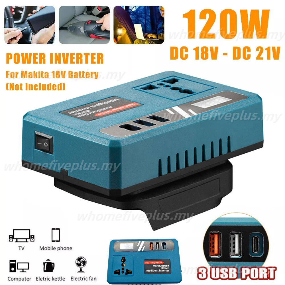 Portable and Efficient 120W Power Inverters for 20V Battery Inverter ...