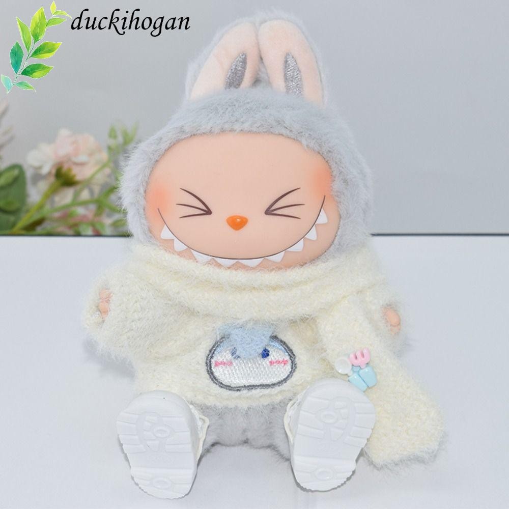 DUCKIHOGAN 17cm Labubu Top Scarf Set, Replacement Outfit Clothing DIY ...