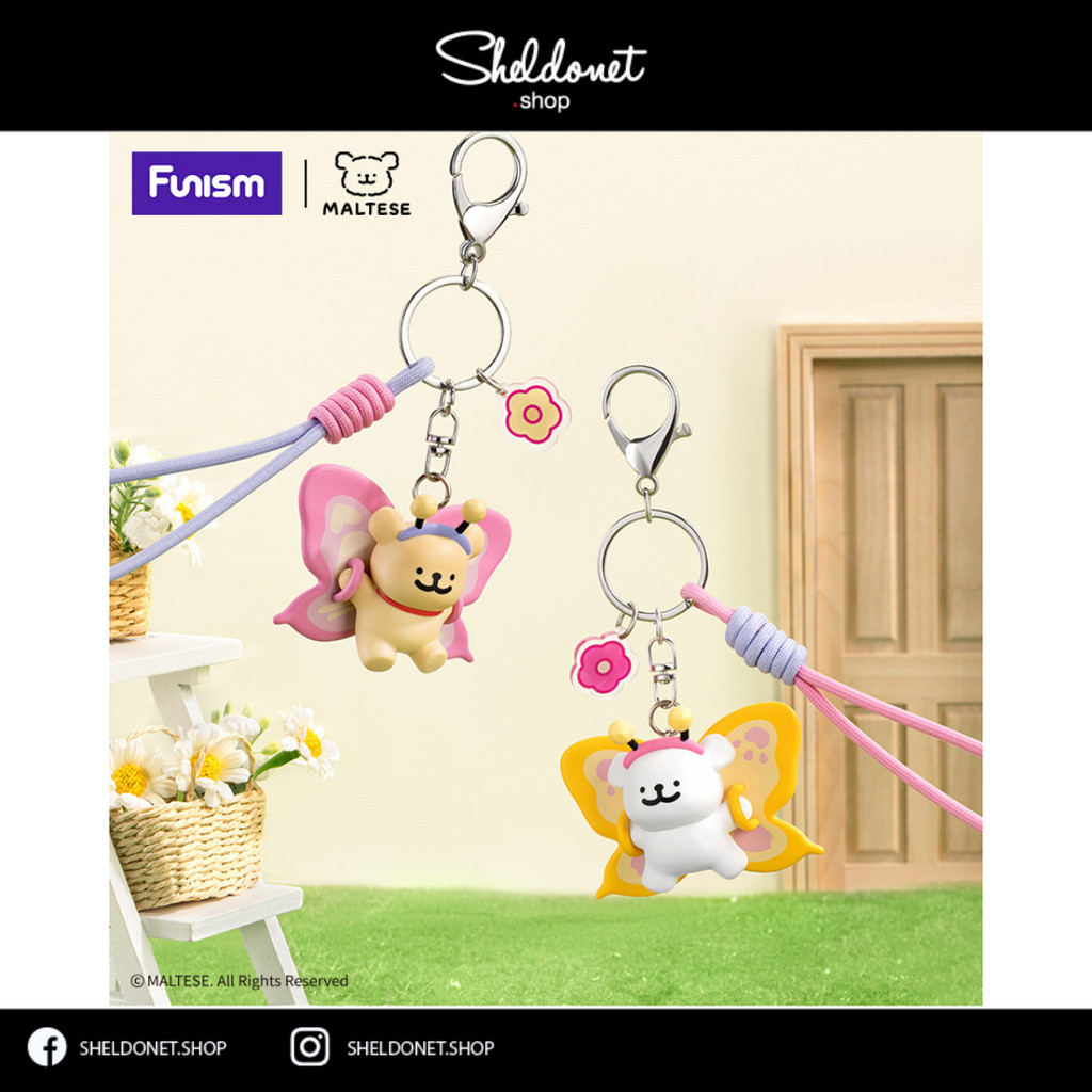 FUNISM: Maltese Keychain Butterfly -Retriever | Shopee Malaysia