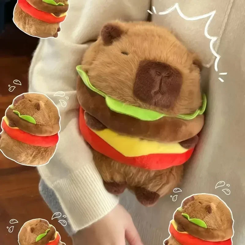 Kawaii Anime Capybara Bread Plush Toy Creative Stuffed Animals Capybara ...