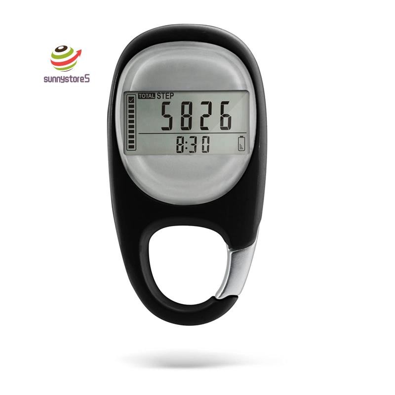 Pedometer for Walking, Portable Walking Pedometer 3D Step Counter ...