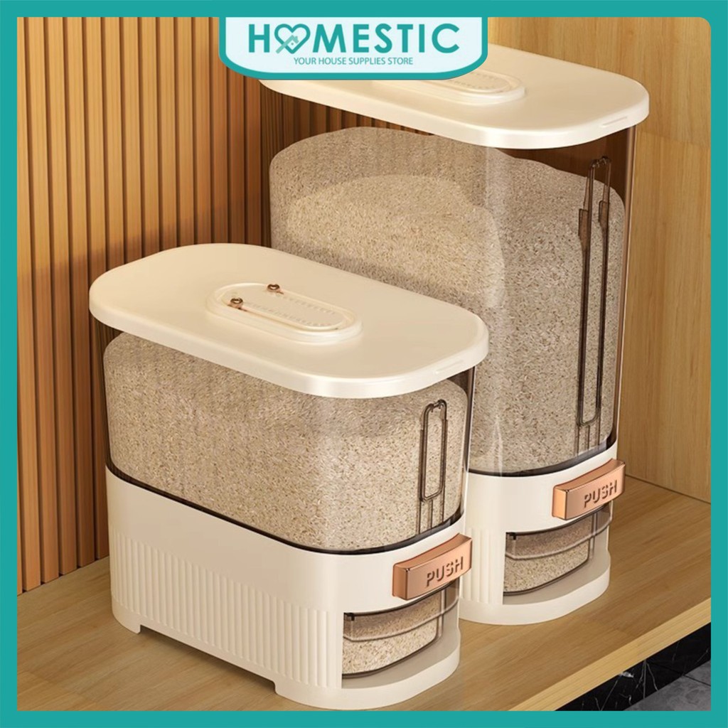 Rice Dispenser / Luxury Plastic Aesthetic Rice Container / Aesthetic ...
