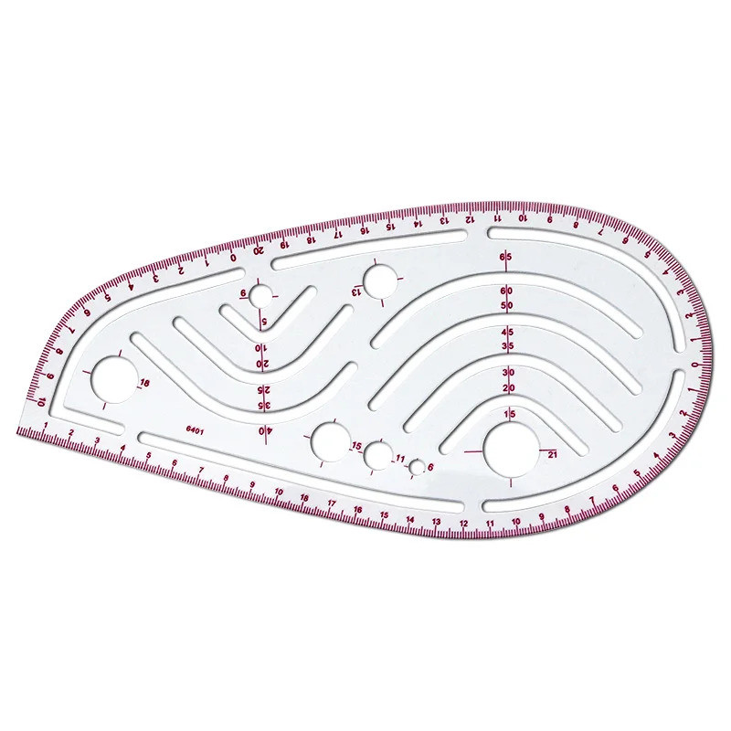 6401 curve garment ruler, multi-functional curve ruler for fine arts ...