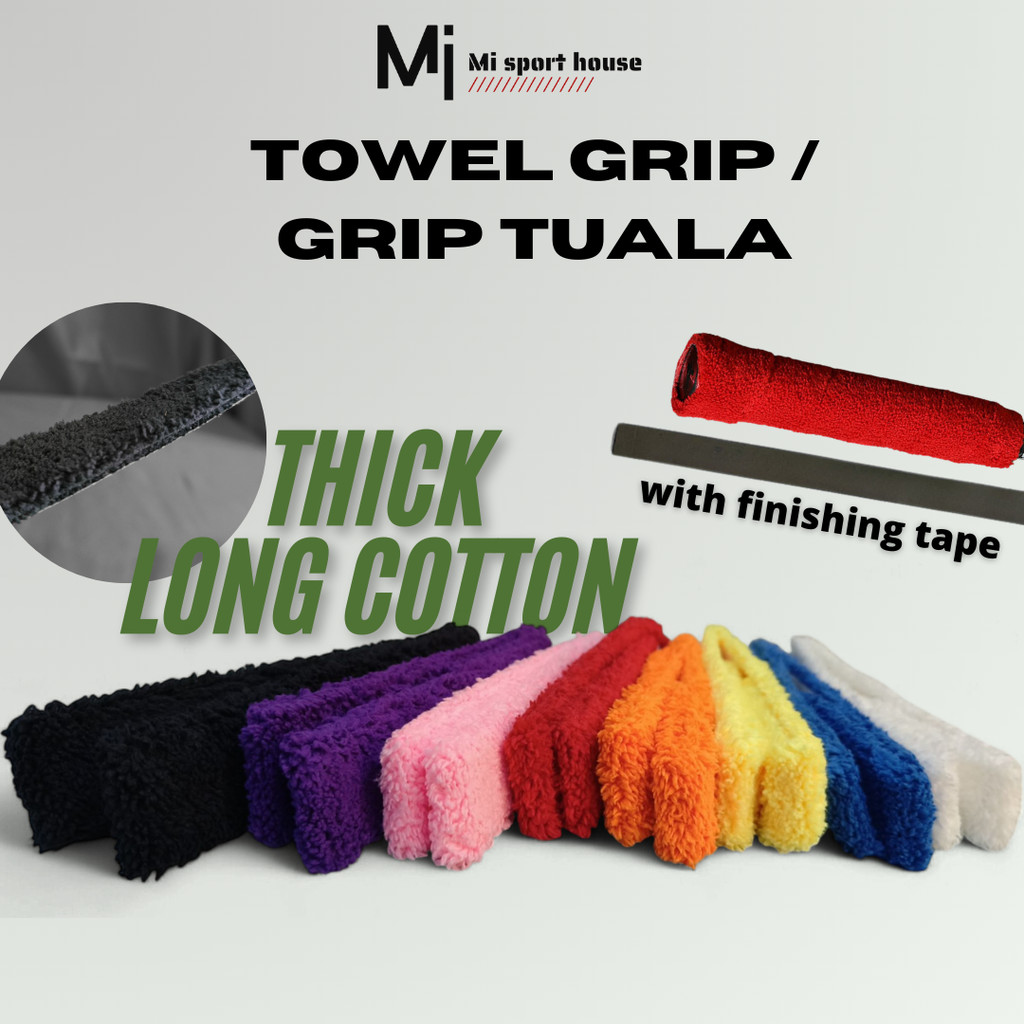 Towel Grip/Grip Tuala - Long Fiber, Absorb Sweat, Thick [Mi Sport House ...
