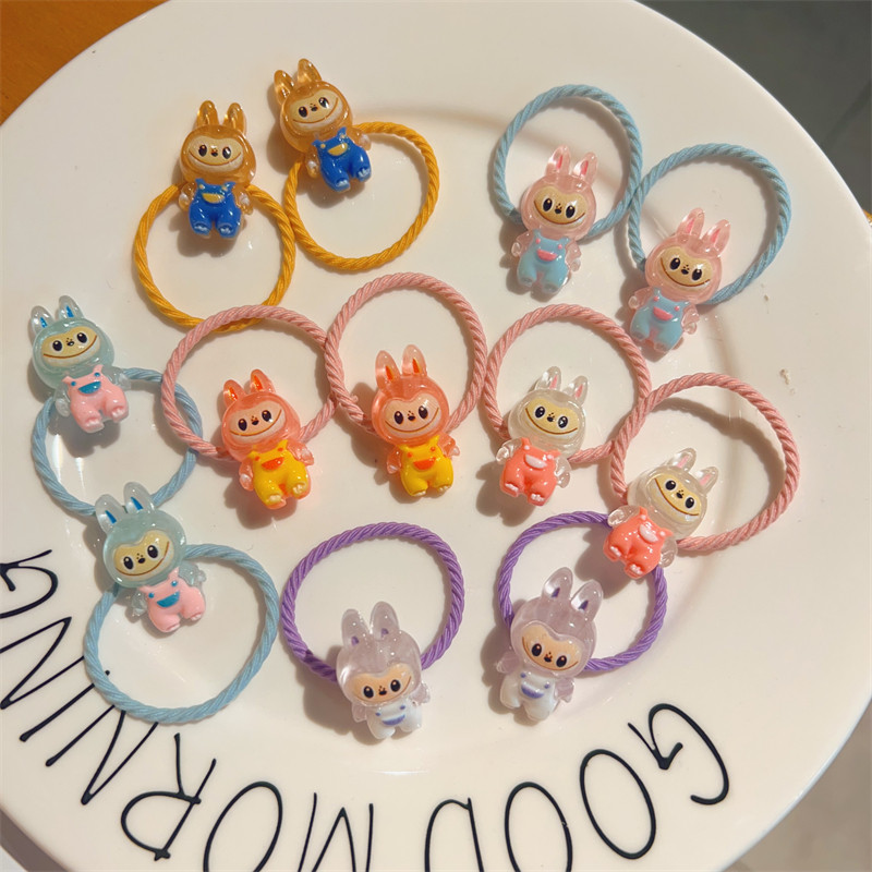 Bubble Labubu Doll Headband Small Fresh Cute Transparent Color Cartoon ...
