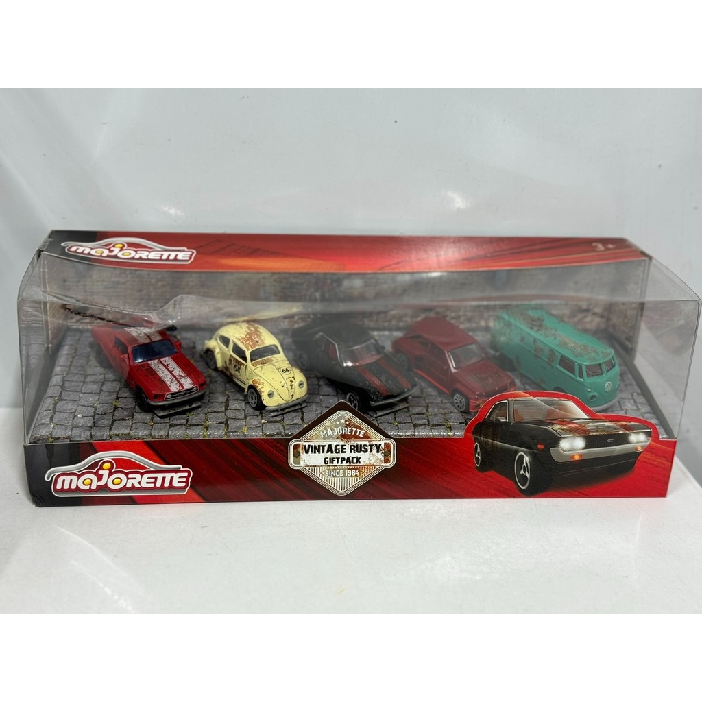 [Ready Stock] majorette 1/64 Retro Car 5-Car Set majorette Car Model ...