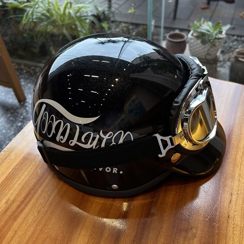 Harley helmet retro electric motorcycle 3C certification four seasons ...