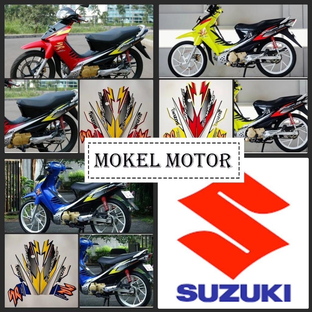 Suzuki shogun sp 125 r 2006 Striping Stickers, full set of quality ...