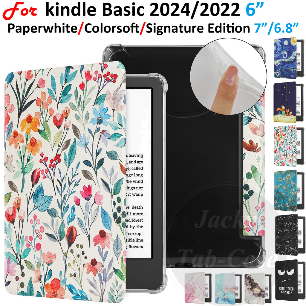 For Kindle Paperwhite 12th 11th Generation 6.8" 7" E-book Flip Cover ...