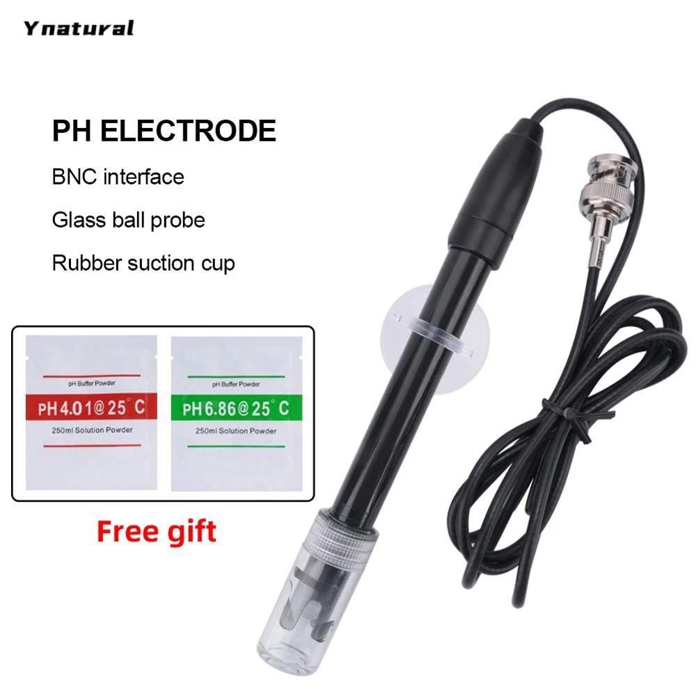 YNATURAL PH Electrode Probe With Calibration Liquid Meter Sensor Gib ...