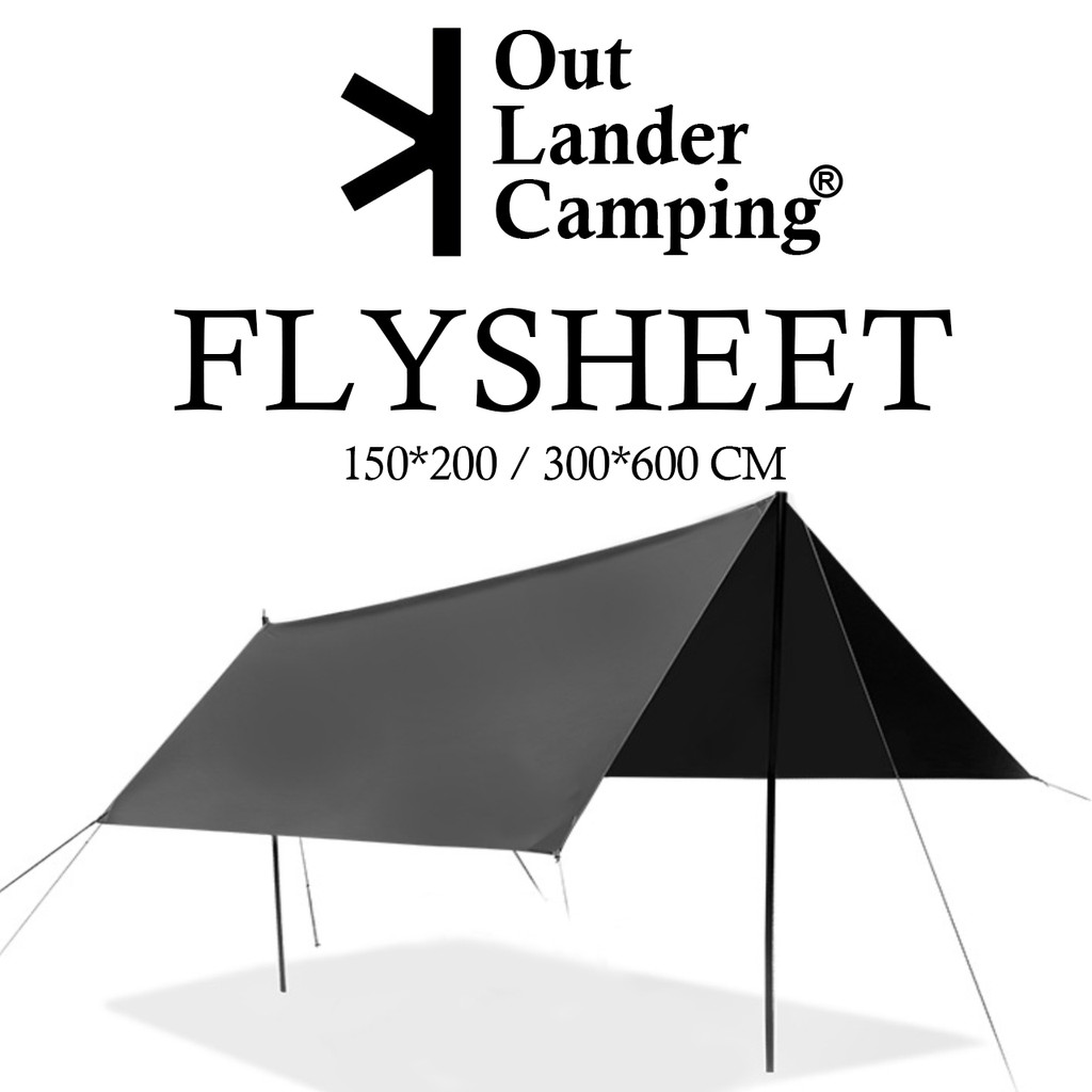 OUTLANDER Flysheet Camping Kemah Camping Ground Sheet Camping Khemah ...