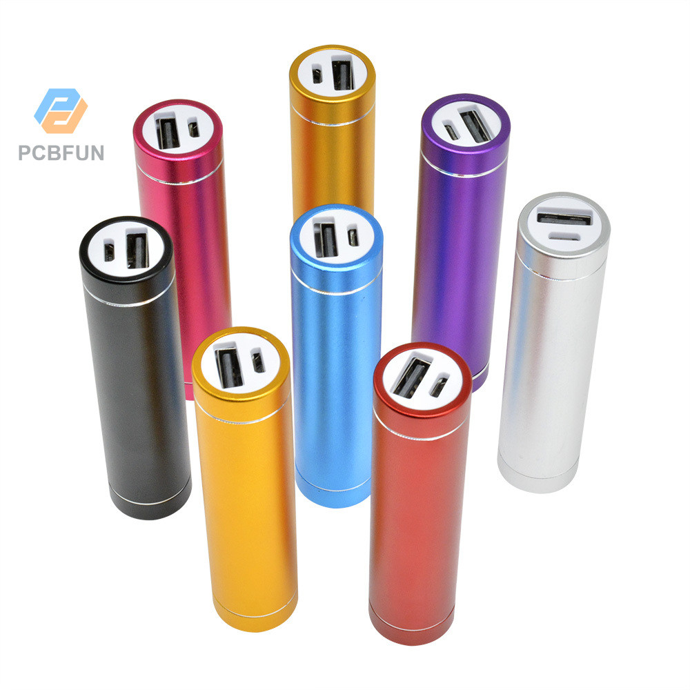 Pcbfun 1 Cylindrical Aluminum Alloy 18650 Power Bank Shell | Shopee ...