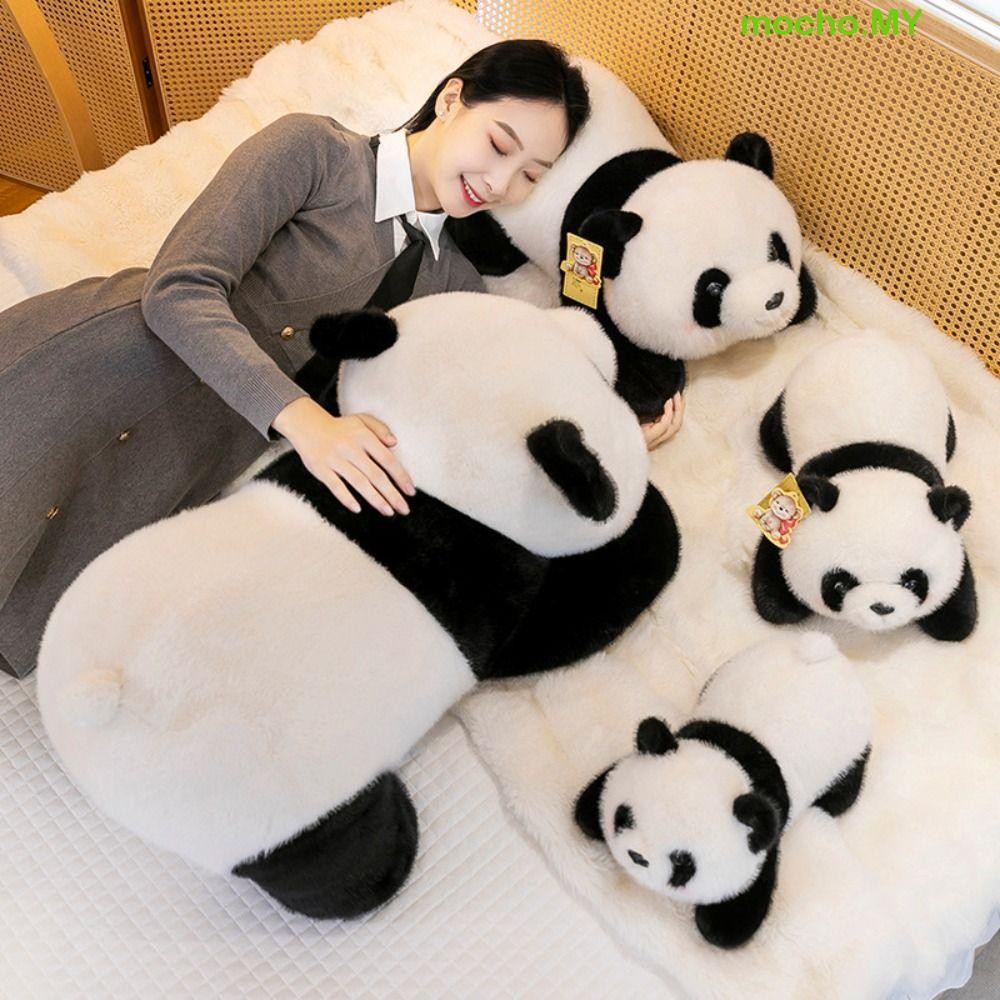 MOCHO Panda Plush Toys, Sitting Posture Cartoon Panda Stuffed Doll ...
