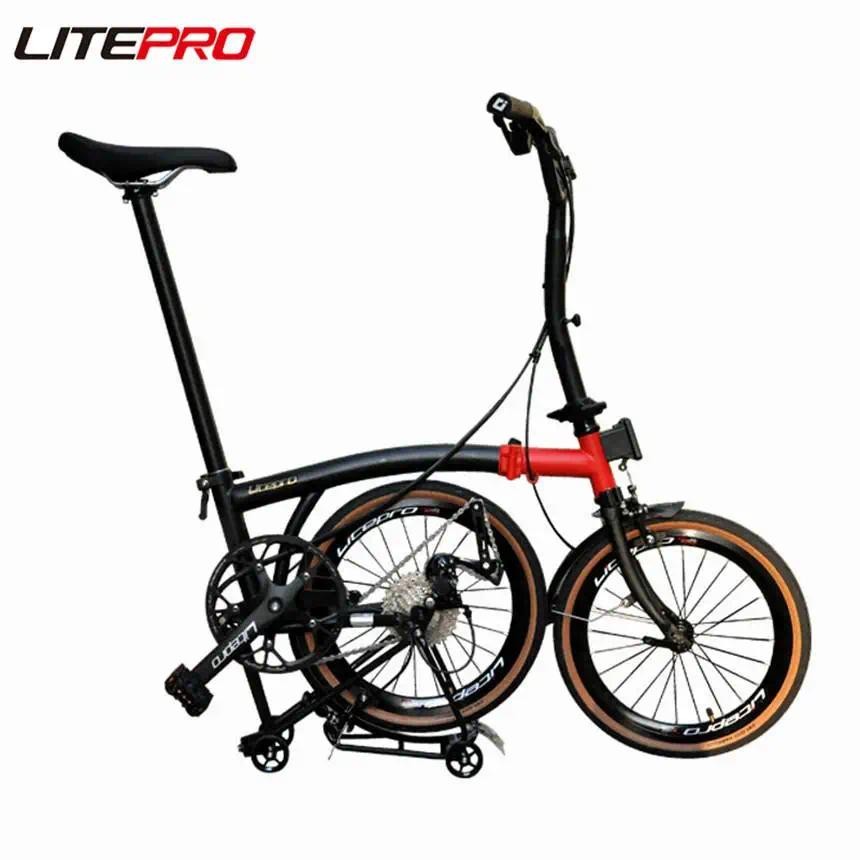 Litepro Straight Y Handlebar Tri-fold Folding Bicycle R9 16Inch ...