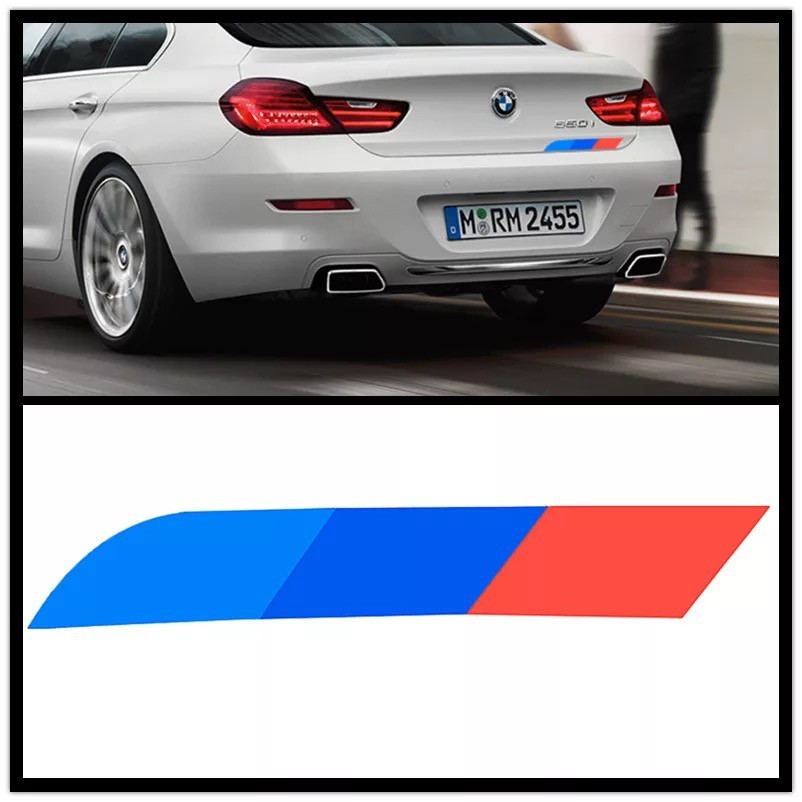 Bmw BMW M Three-Color Car Sticker Three-Color Sticker Decorative ...
