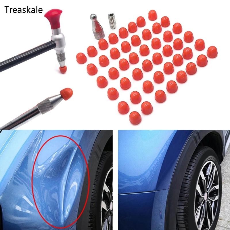 TREA Dent Repair Tools DIY Paintless Dent Repair Rubber Tips Dent ...