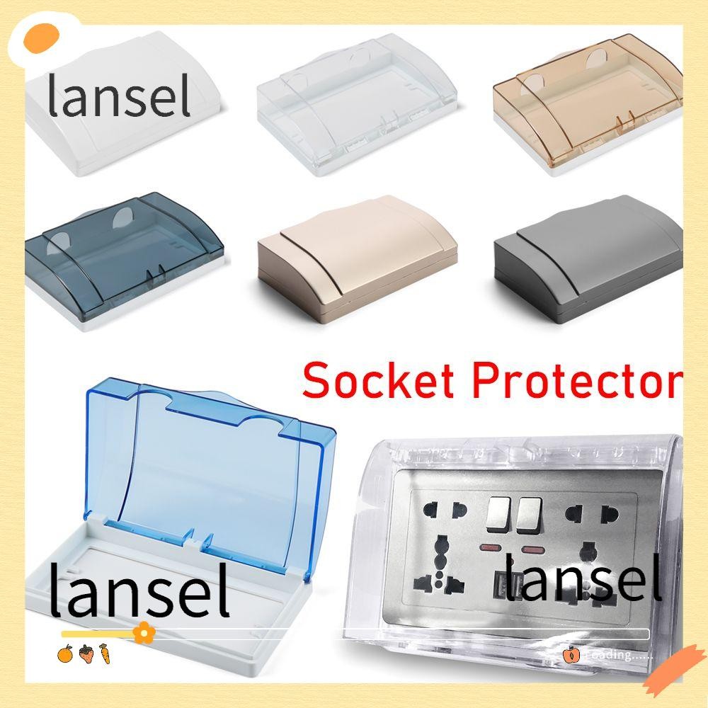 LA Switch Protection Box, Plastic Double Sockets Socket Protector, 86 ...