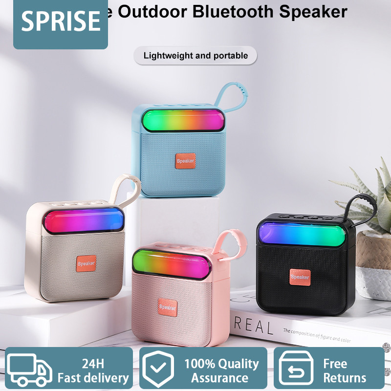 SPRISE BS06 Portable Bluetooth Speaker Wireless Clear Stereo Sound ...