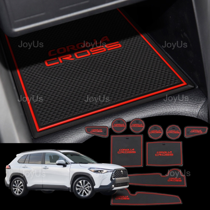 Toyota Cross Interior Slot Mat Rubber Slot Mat Corrolla Cross Mat ...