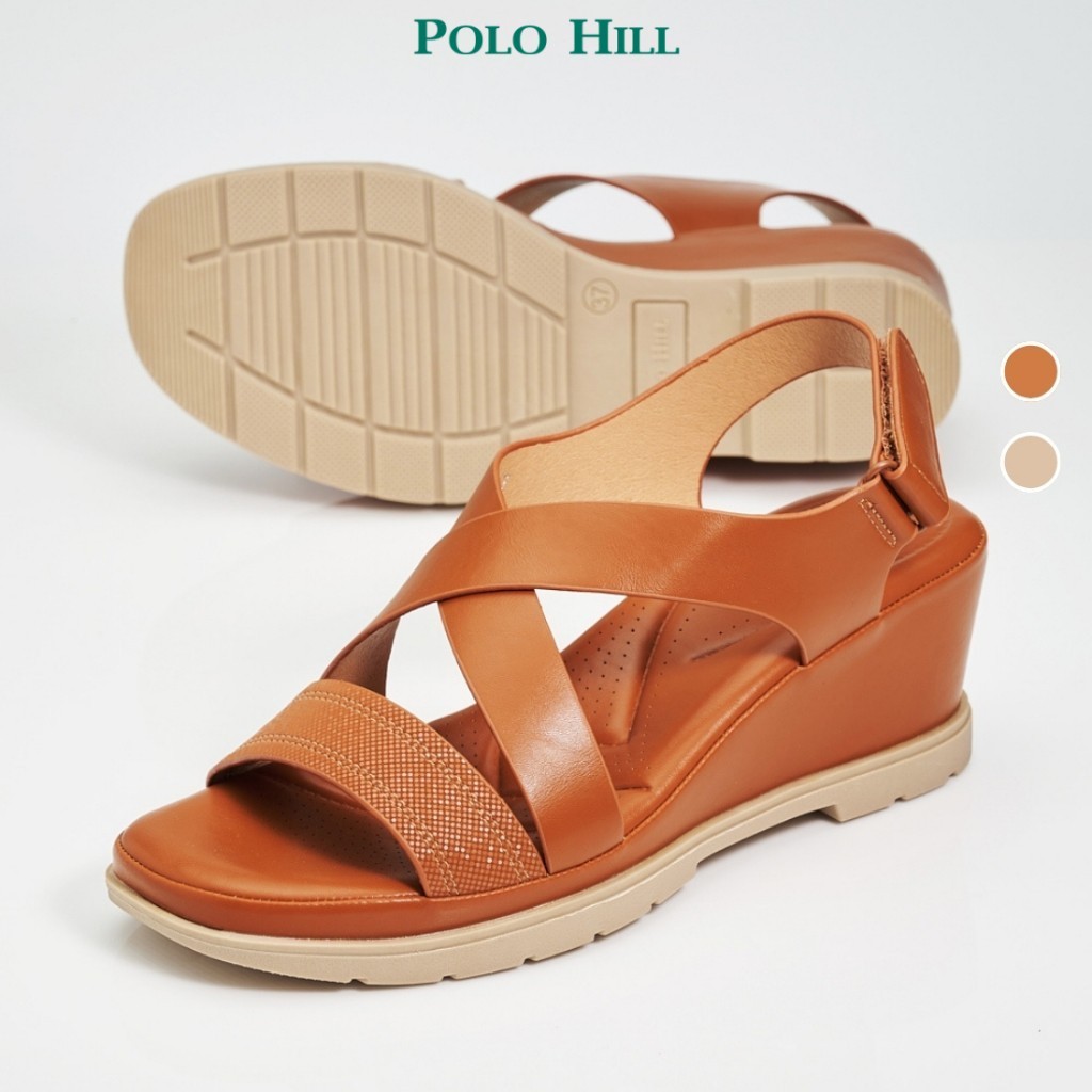 POLO HILL Ladies Ankle Strap Wedges PLSW-LS5350 | Shopee Malaysia