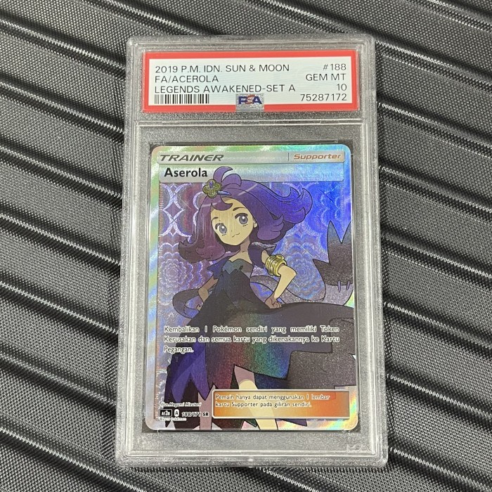 Aserola SR PSA 10 / Acerola アロセ waifu Sun & Moon Pokemon TCG | Shopee Malaysia