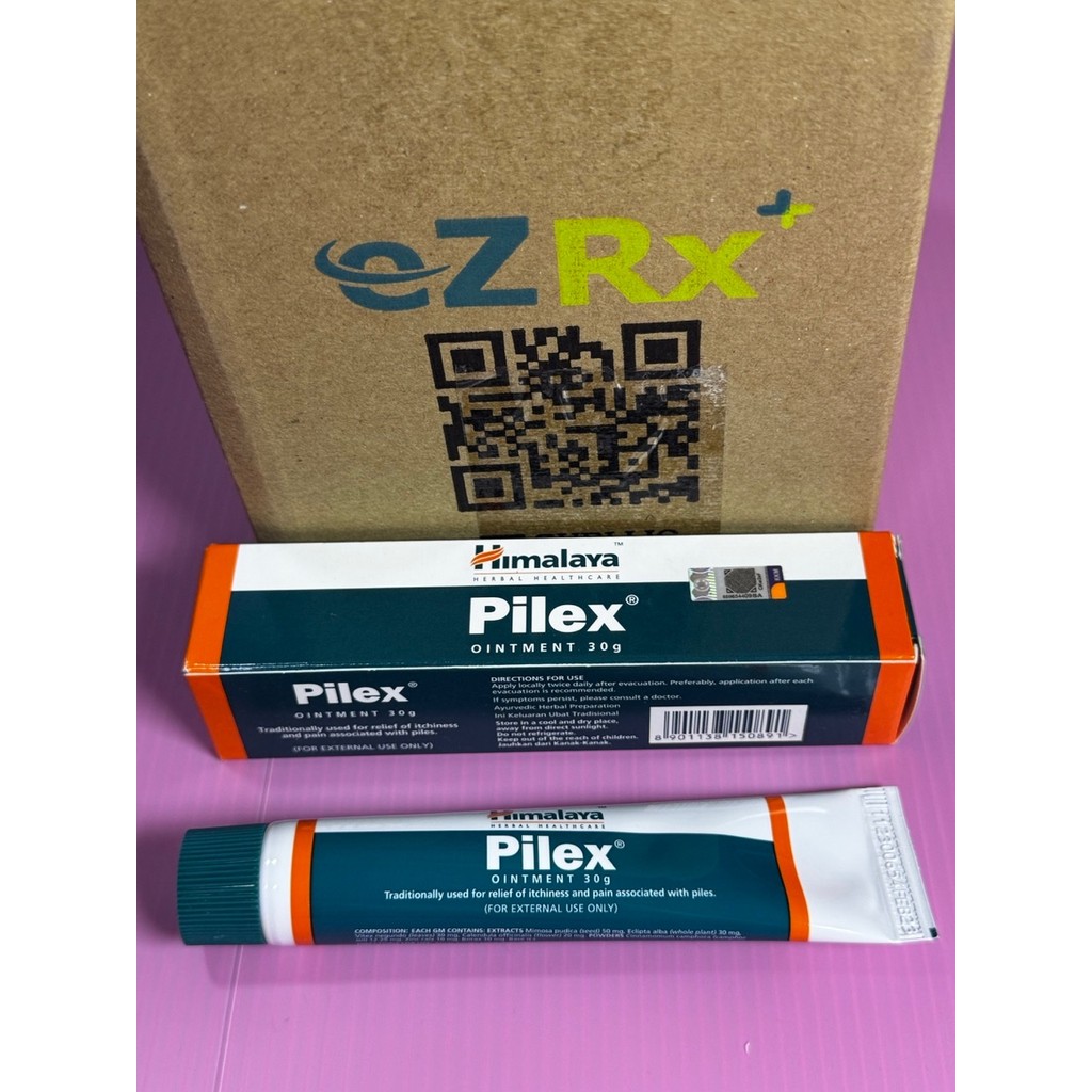 Himalaya Pilex Ointment 30g Piles hemorrhoids Gel Cream 喜马拉雅痔疮膏Buasir ...